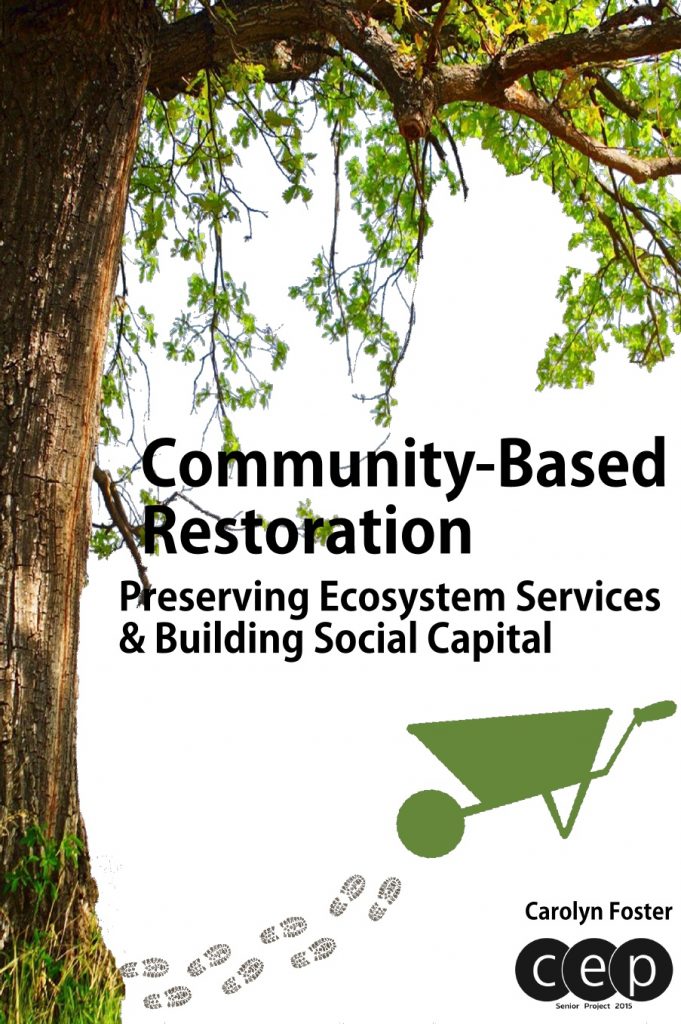 Community Based Restoration - Community, Environment, & Planning