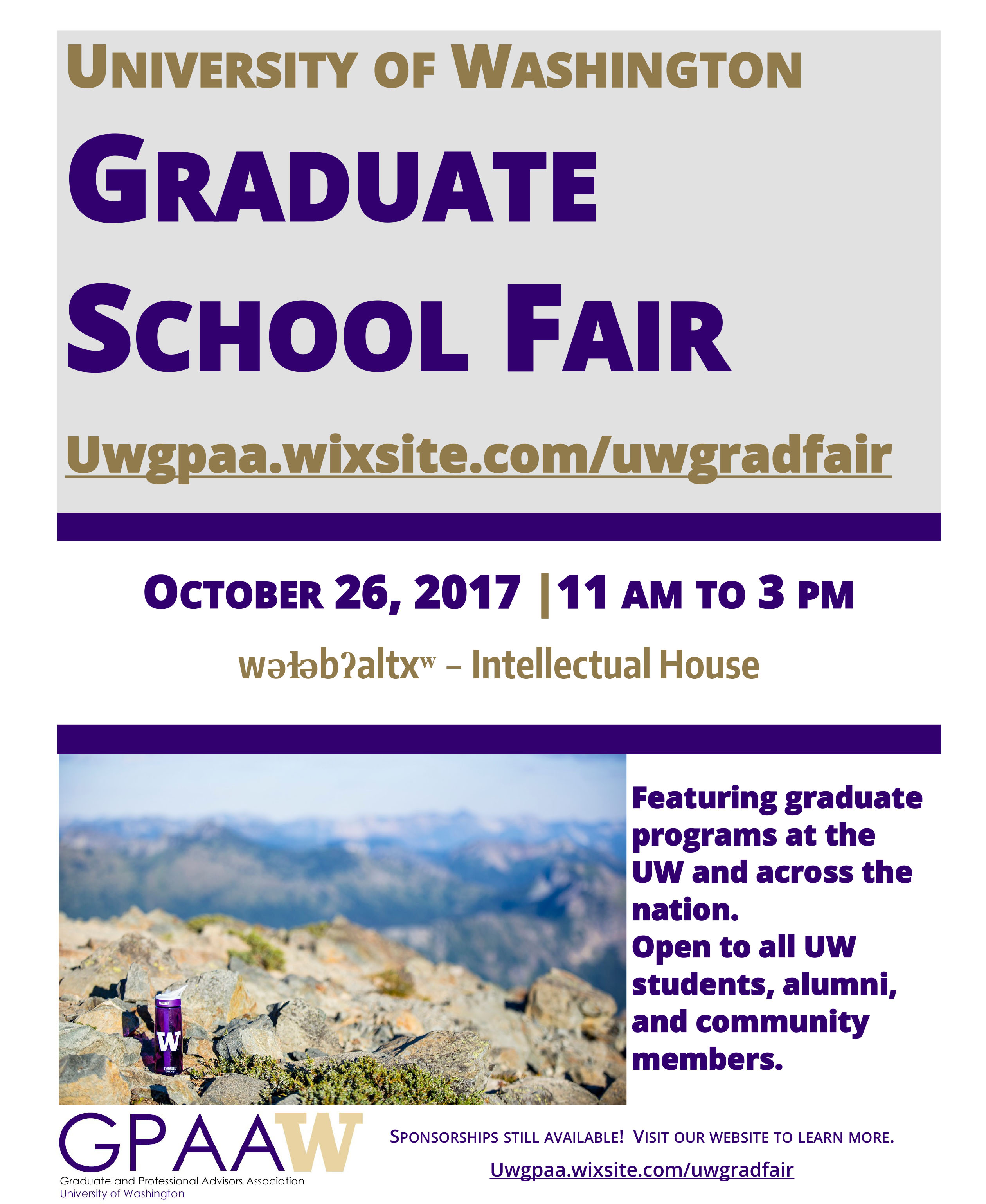UW GRAD FAIR - Community, Environment, & Planning